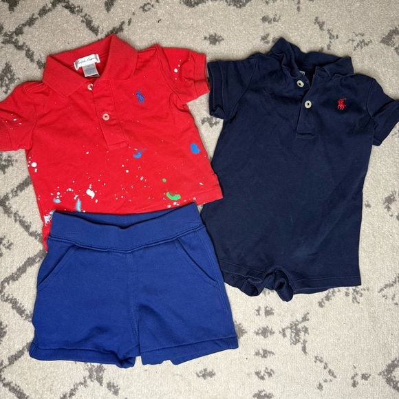 Ralph Lauren | Shirts & Tops | Ralph Lauren 3 Piece Polo Shirt Baby Boy ...